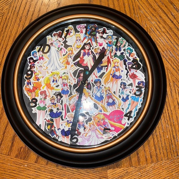 Wall Decor | Anime New One Of A Kind Wall Clock Sailermoon | Poshmark